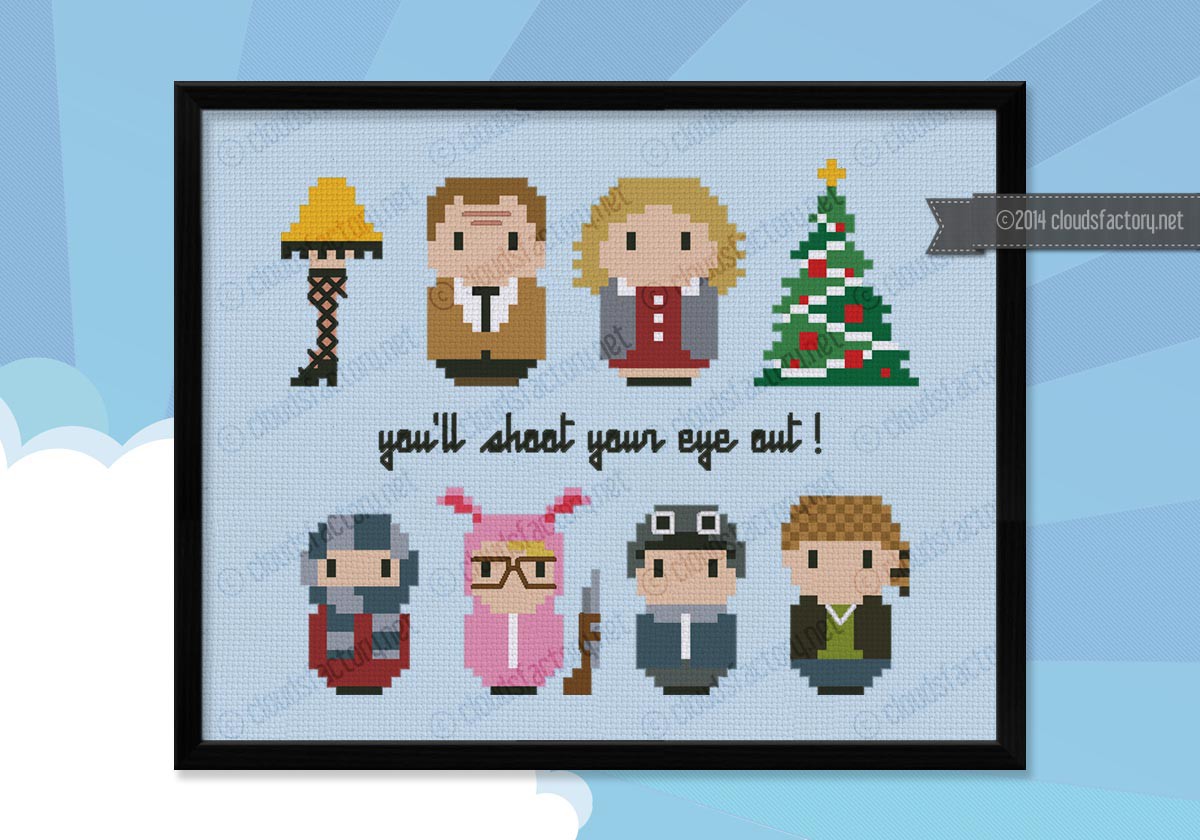 ralphie christmas story coloring page