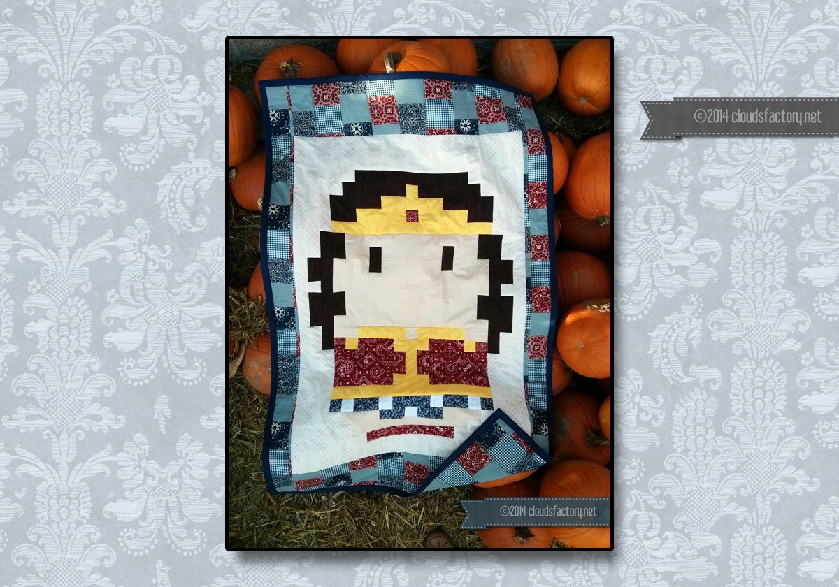Wonder Woman quilt pattern