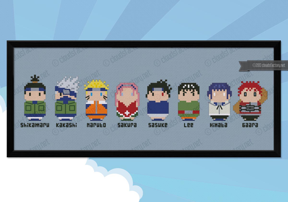 Naruto - Digital Cross Stitch Pattern