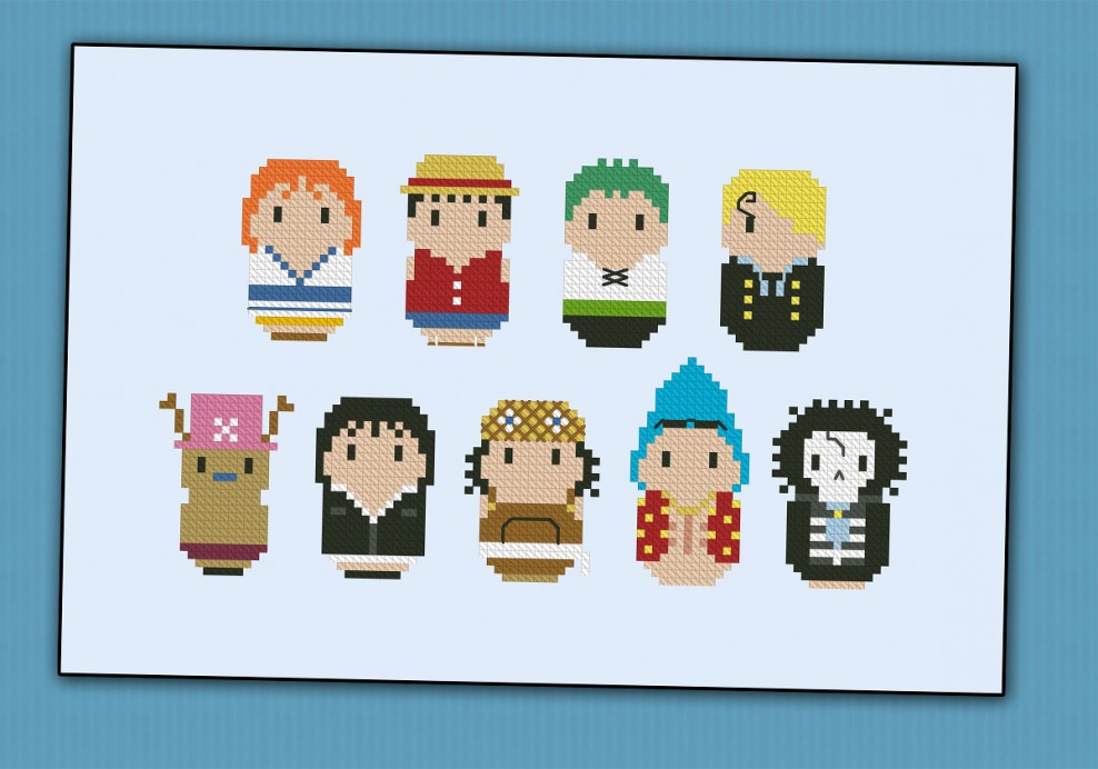 One Piece - Digital Cross Stitch Pattern