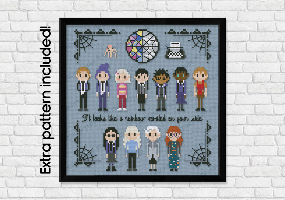 Wednesday - Digital Cross Stitch Pattern