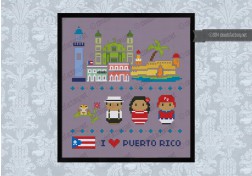 Puerto Rico icons (big version) - Mini people around the world ...