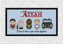 The A-Team - Digital Cross Stitch Pattern